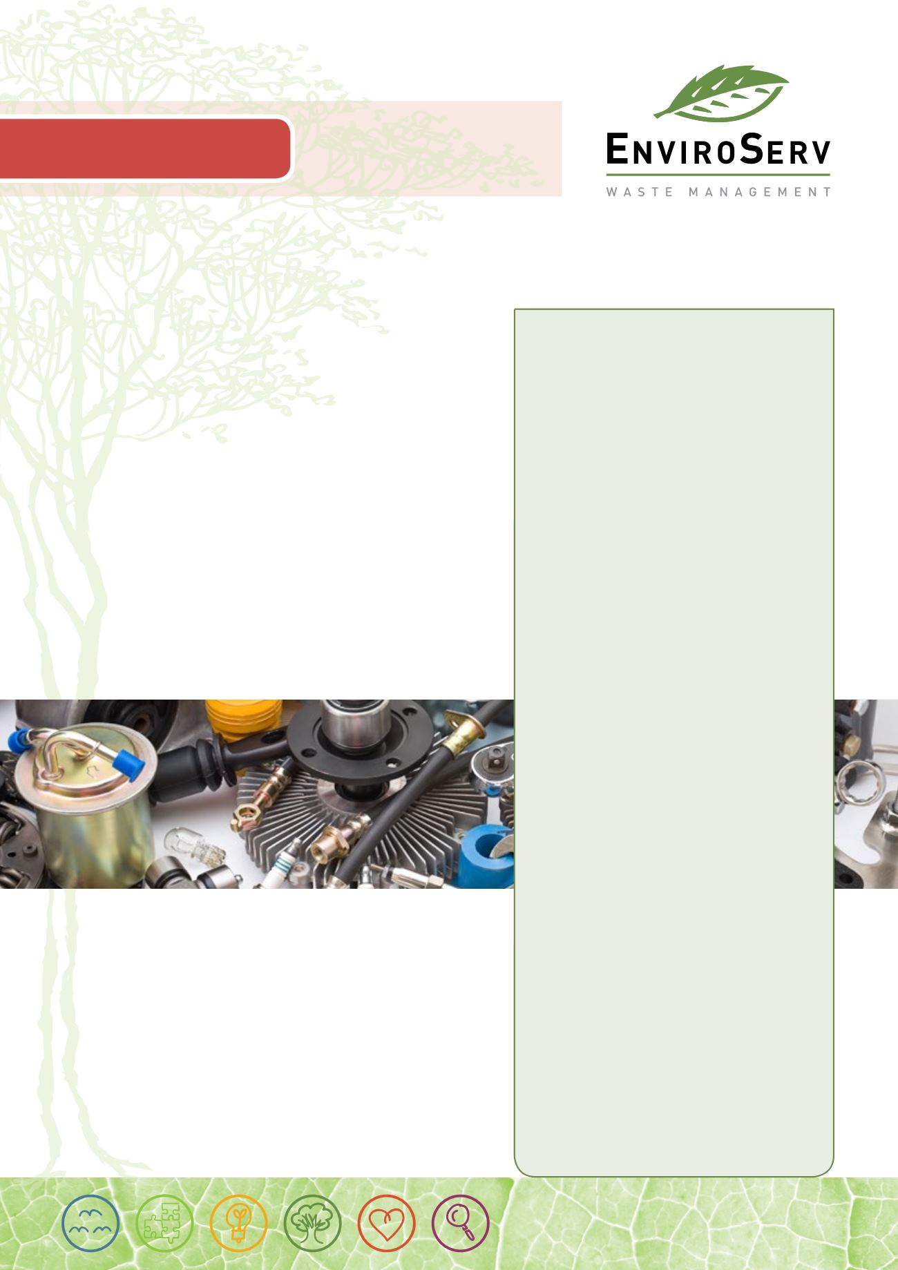 EnviroServ Product Catalogue